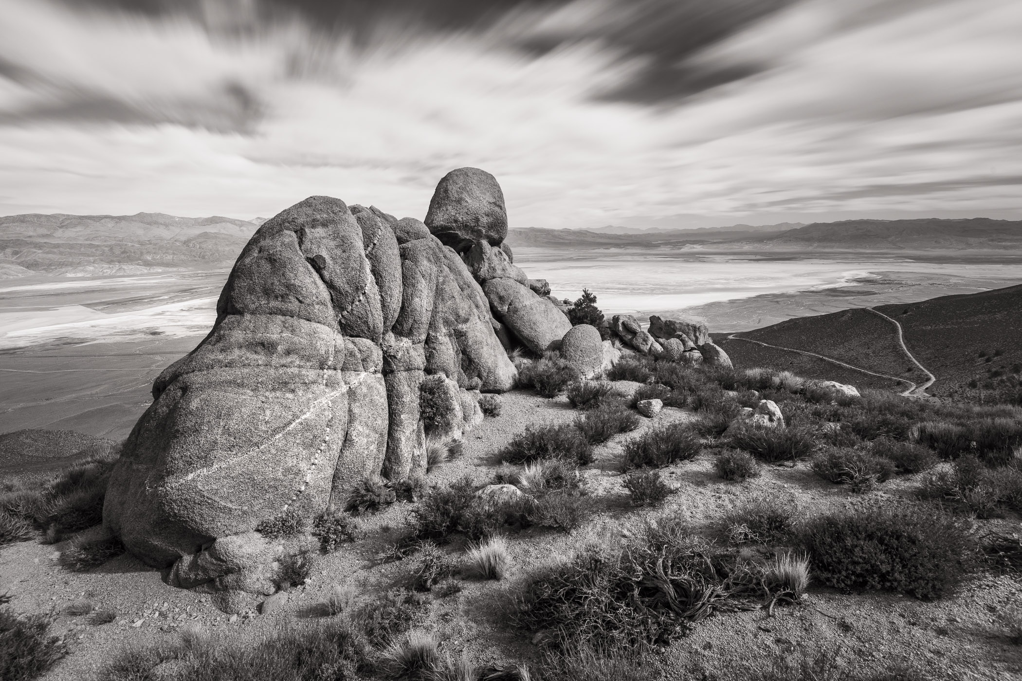 Overlooking Owens Lake | Chuck Kimmerle, creative landscape photography